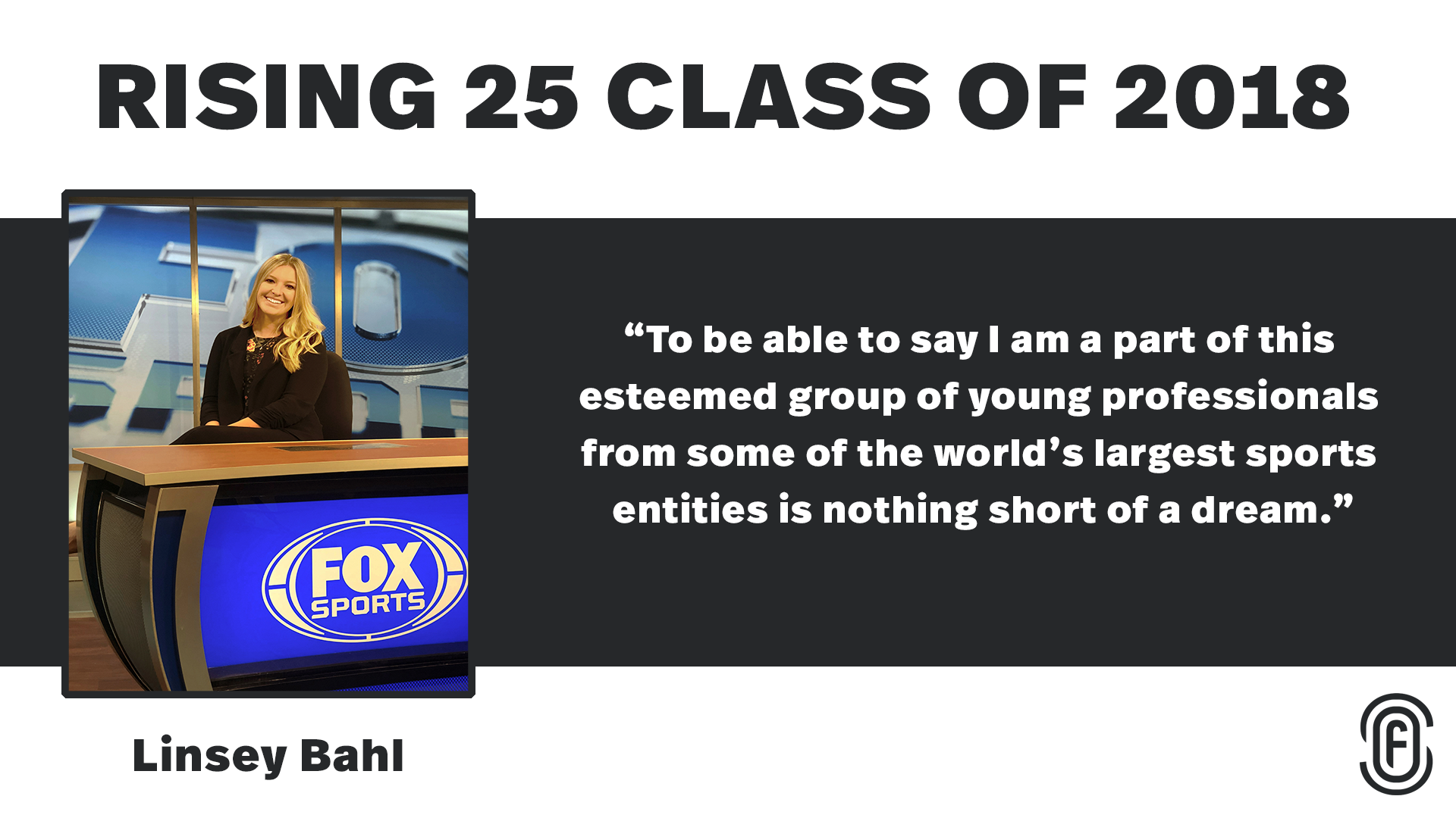 Meet the Rising 25 Class of 2018: Linsey Bahl - Front Office Sports