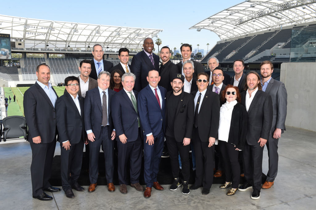LAFC Owners Join City Leaders To Unwrap State-of-the-Art Banc Of ...