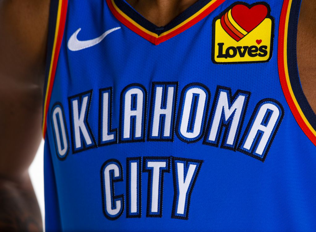 Thunder Announce Love's As Jersey Patch Partner