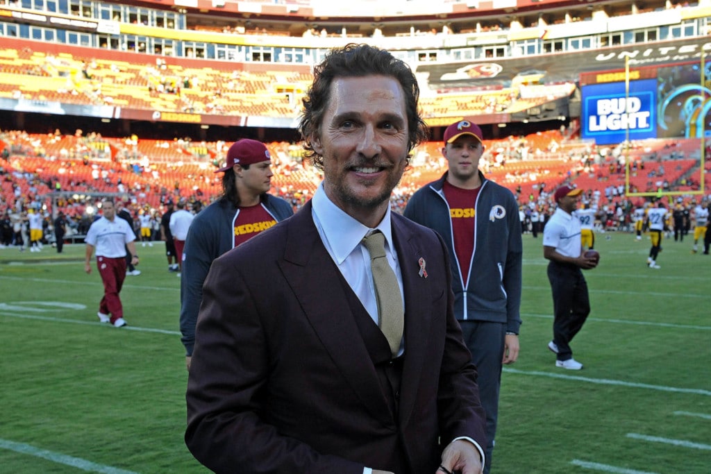 Matthew McConaughey Reportedly Joins Bezos Commanders Bid Matthew McConaughey Reportedly Joins Bezos Commanders Bid