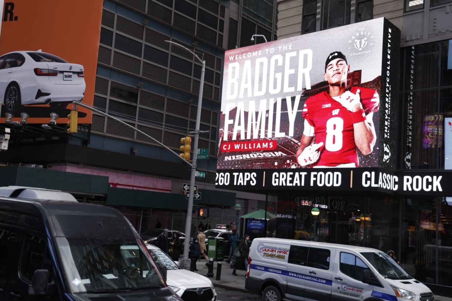 Why Wisconsin’s NIL Collective Ran a Times Square Billboard