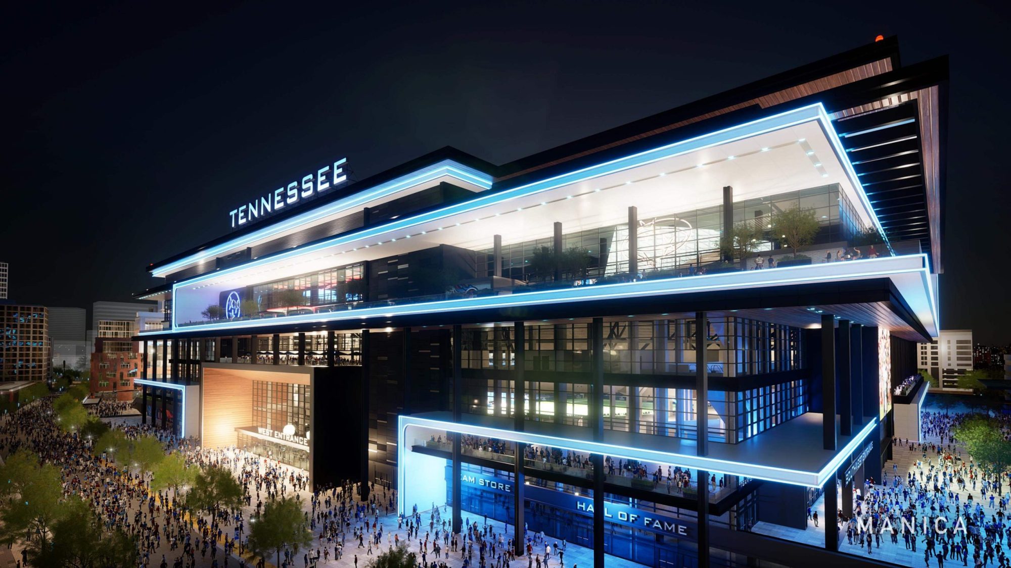 Tennessee Titans Share Renderings for $2.1 Billion New Stadium