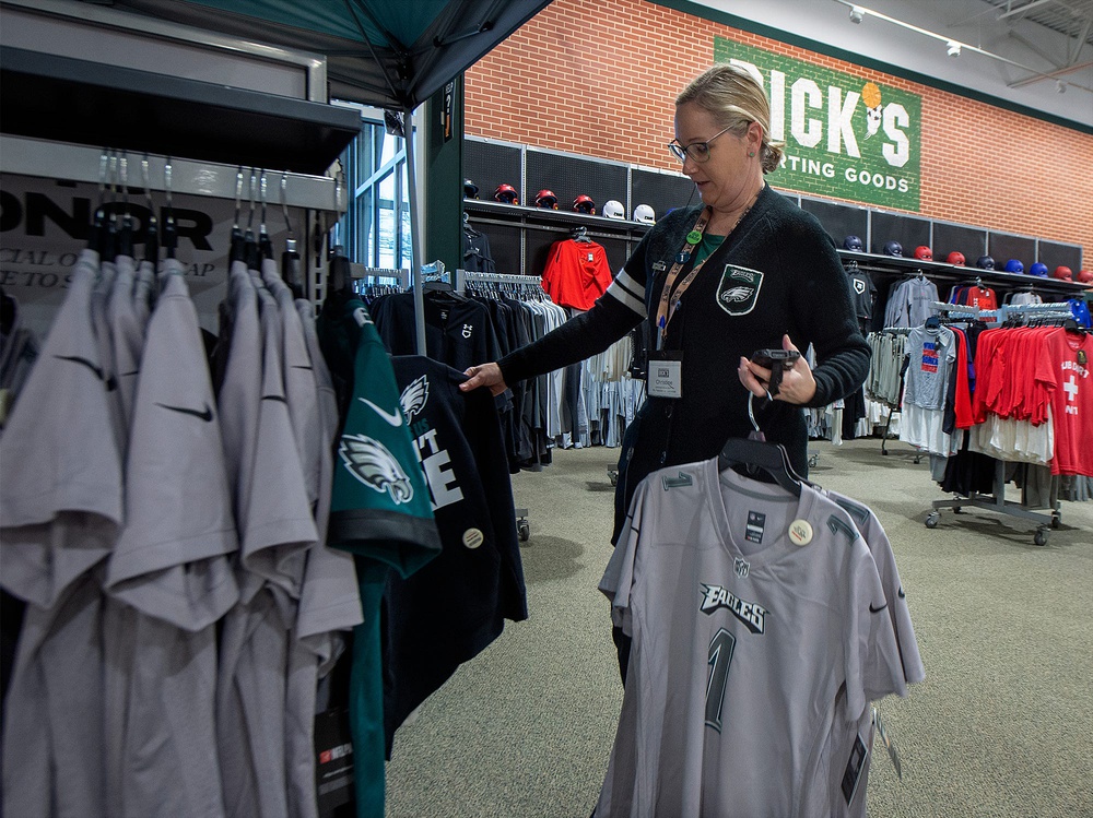 Sporting goods apparel store