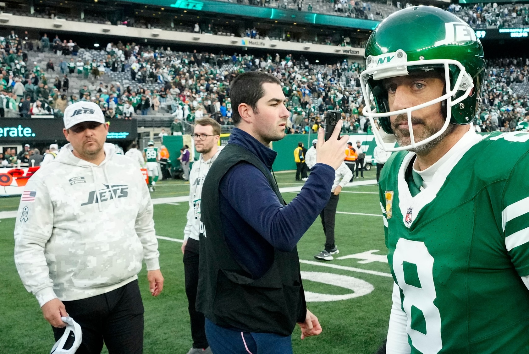 Jets Clean House With Only Aaron Rodgers Remaining