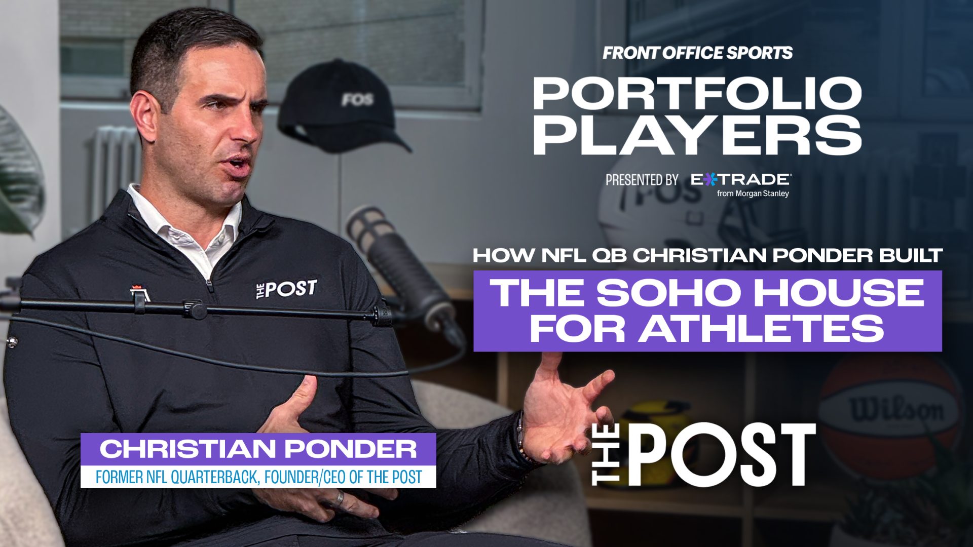 Christian Ponder: ‘No Infrastructure for Athletes After Sports’