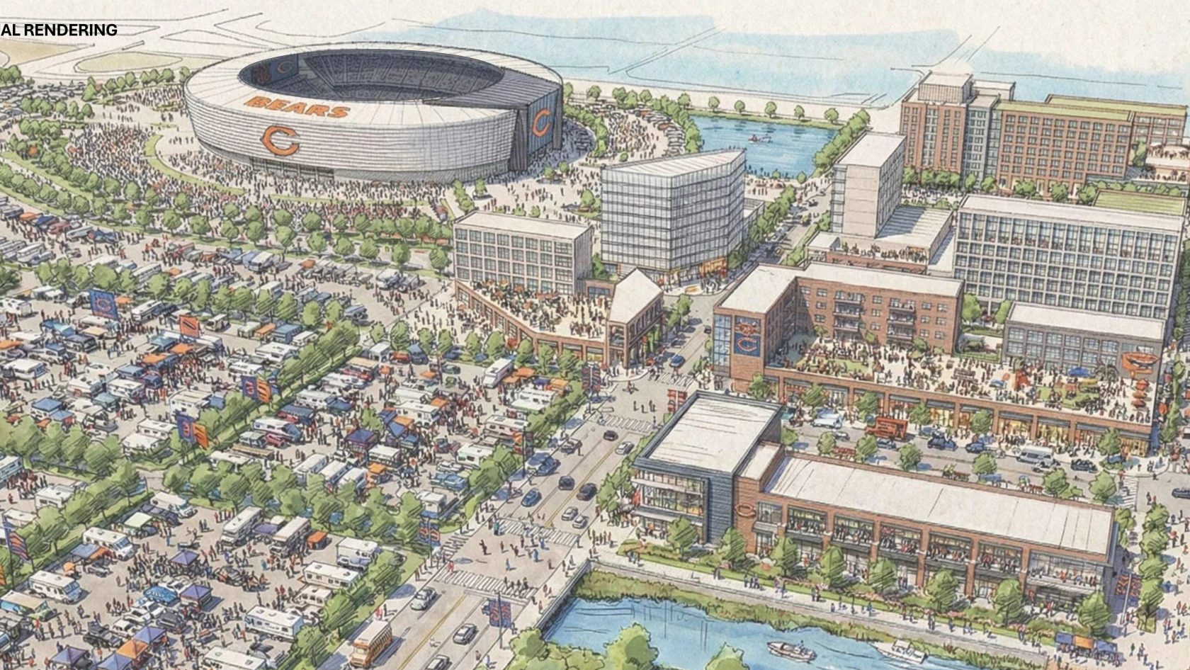Battle for Bears Stadium Heats Up With Gary, Indiana, Proposal