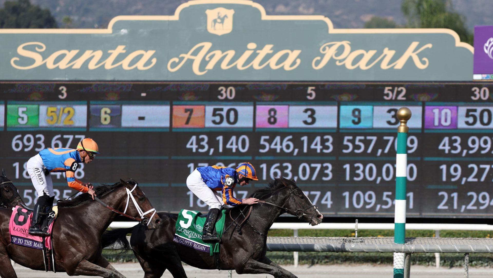 Santa Anita Track, California in Legal War Over Betting Machines