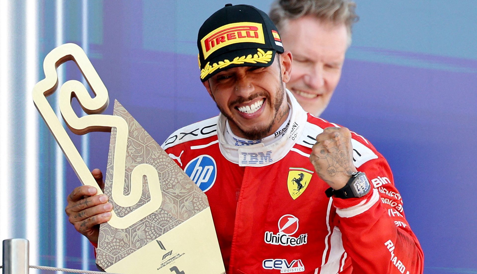 Lewis Hamilton Delivers Long-Awaited First F1 Win With Ferrari